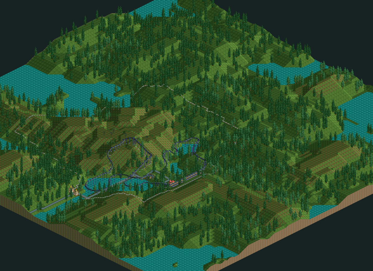 Rollercoaster Tycoon Corkscrew Follies Adrenaline Heights