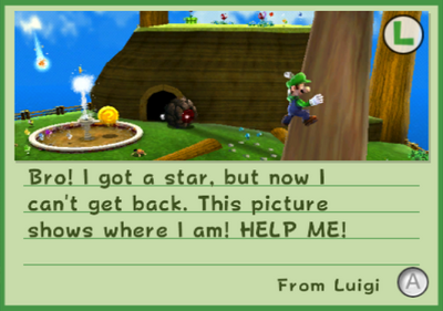 Super Mario Galaxy/Hidden Luigi Stars — StrategyWiki | Strategy guide ...