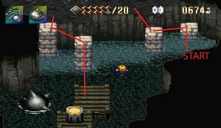 The Adventures of Alundra/Reptile Lair — StrategyWiki | Strategy guide ...