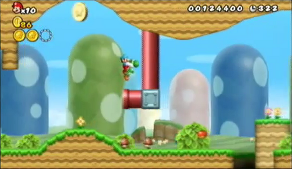 New Super Mario Bros. Wii/World 1-3 — StrategyWiki | Strategy guide and ...