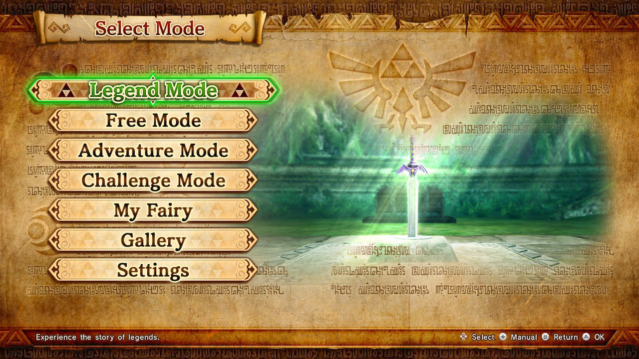 Select Mode - Zelda Wiki