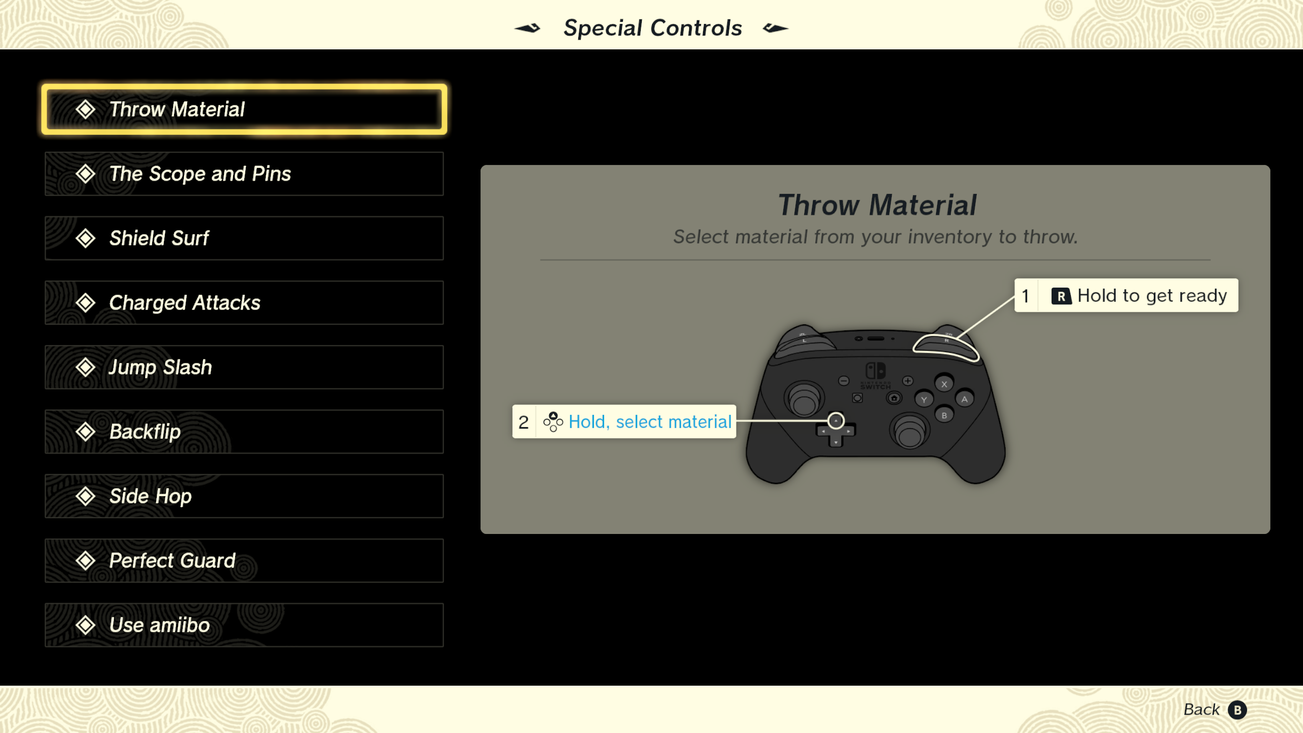 Special Controls - Zelda Wiki