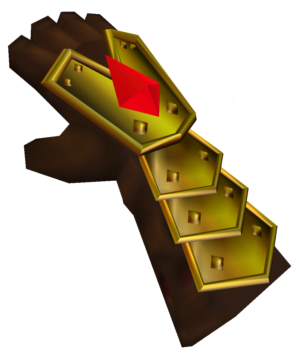 Golden Gauntlets - Zelda Wiki