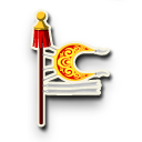 Sickle Moon Flag - Zelda Wiki
