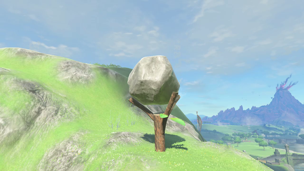 Boulder on a Stump - Zelda Wiki