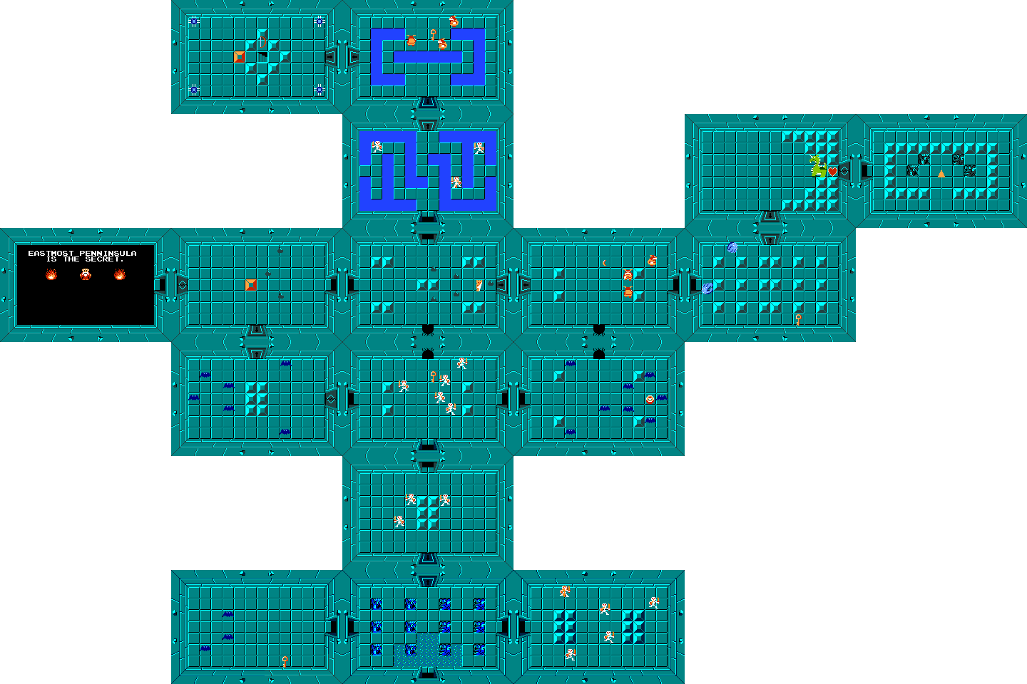 File:TLoZ Level-1 Map.png - Zelda Wiki