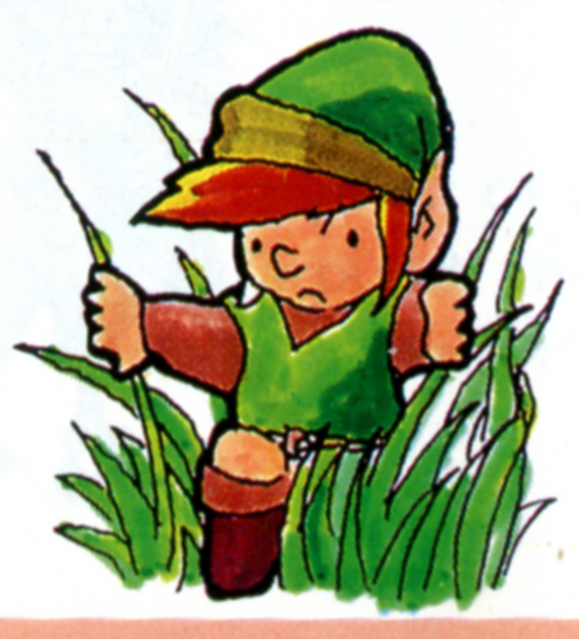 File:TLoZ Link in Grass Artwork.png - Zelda Wiki