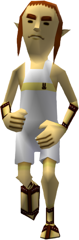 File:OoT Running Man Model.png - Zelda Wiki