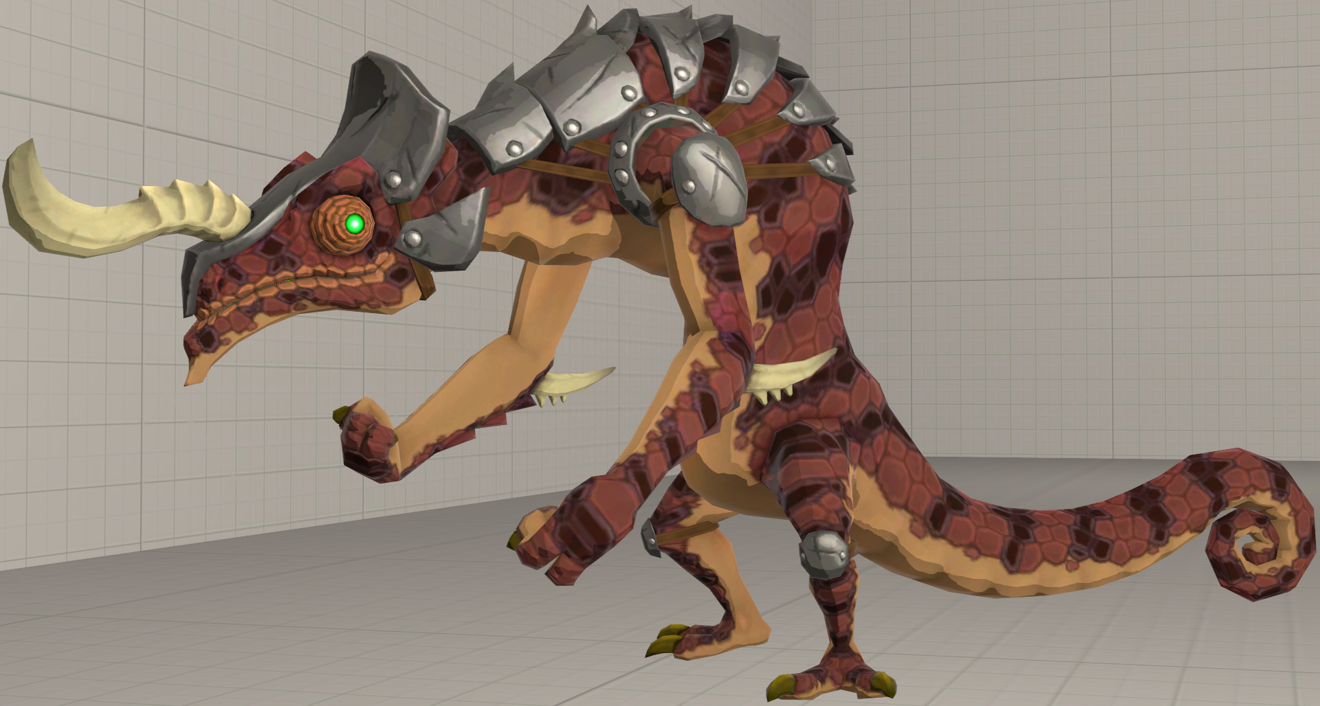 File:BotW Fire-Breath Lizalfos Model.png - Zelda Wiki