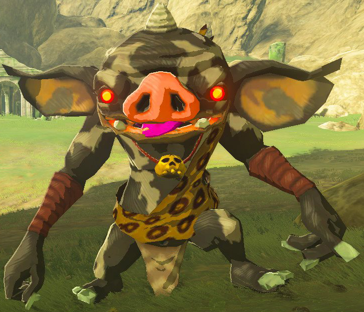 File:BotW Black Bokoblin Model.png - Zelda Wiki