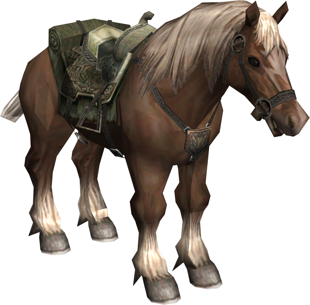 File:TP Epona Model.png - Zelda Wiki