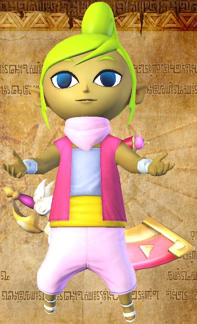 File:HWDE Tetra Standard Outfit (Wind Waker) Model.png - Zelda Wiki
