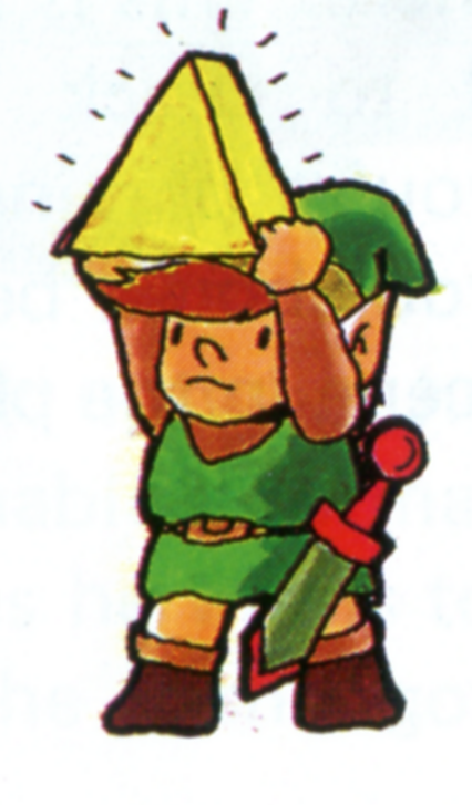 File:TLoZ Link Holding the Triforce of Wisdom Artwork.png - Zelda Wiki
