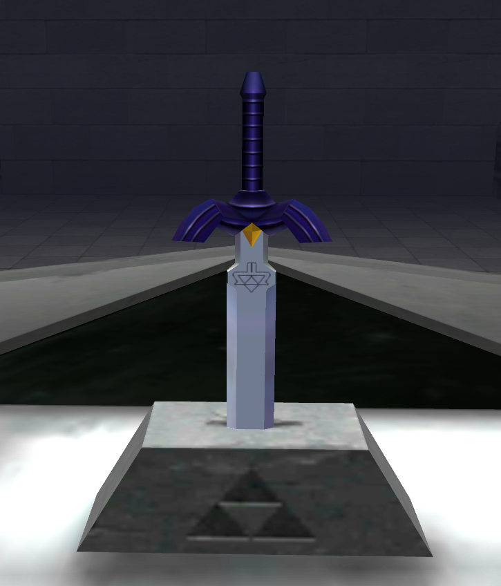 File:OoT3D Master Sword Model.png - Zelda Wiki