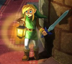 File:ALBW Link Exploring Dungeon Artwork.png - Zelda Wiki