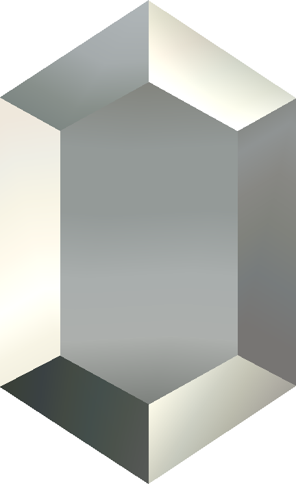 File:OoT3D Silver Rupee Model.png - Zelda Wiki