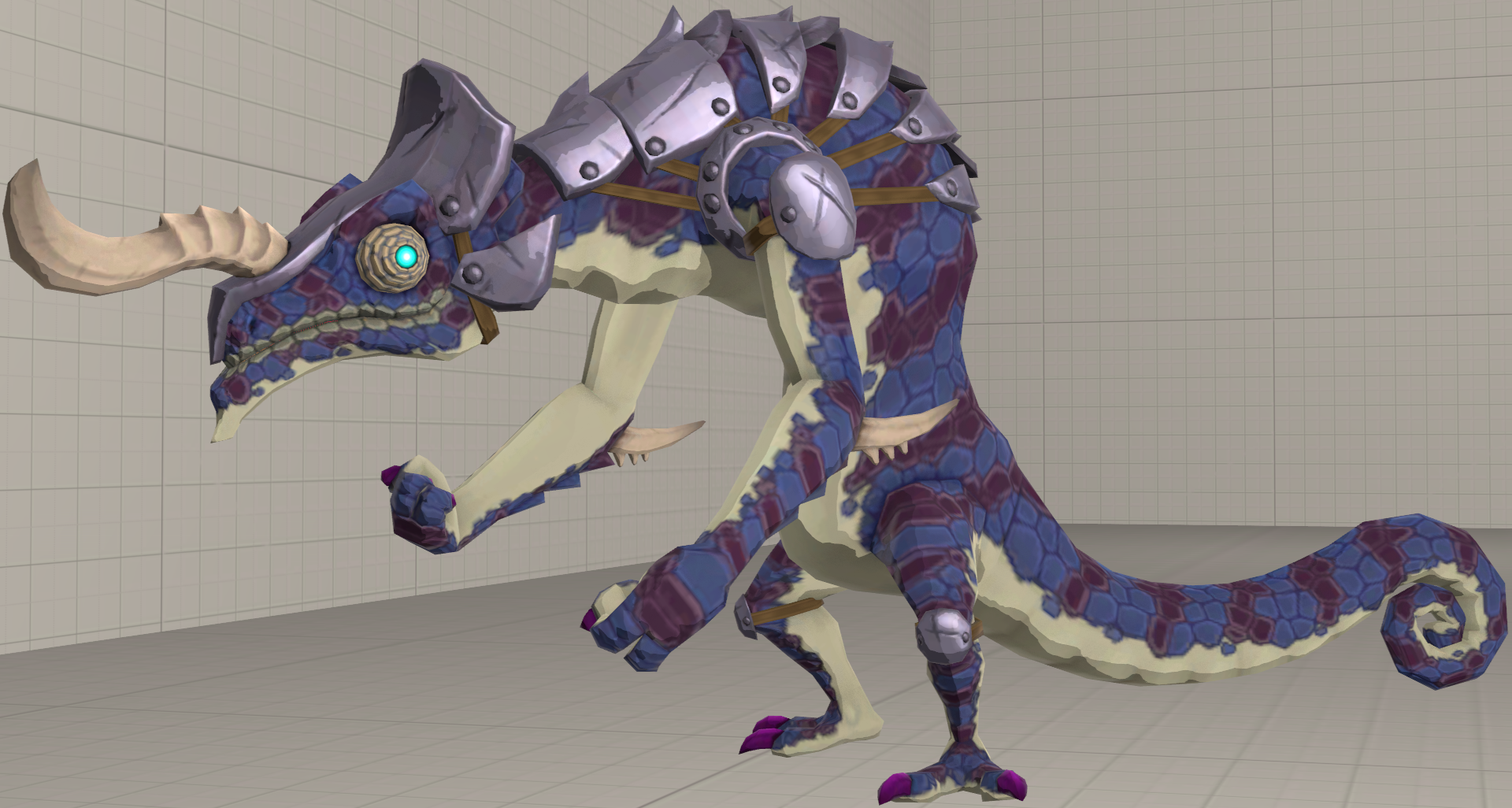 File:BotW Blue Lizalfos Model.png - Zelda Wiki