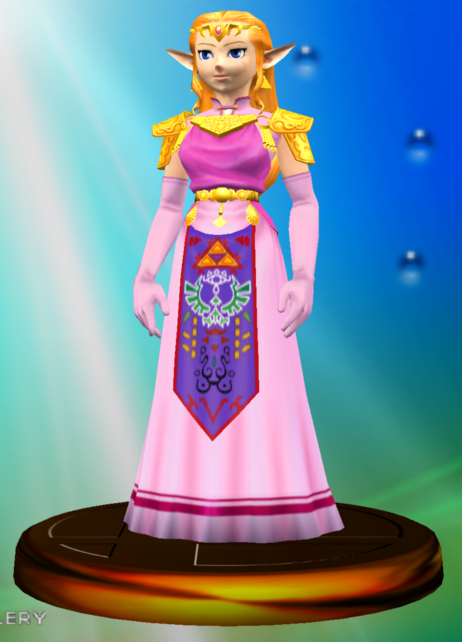 File:SSBM Zelda Trophy Model.png - Zelda Wiki