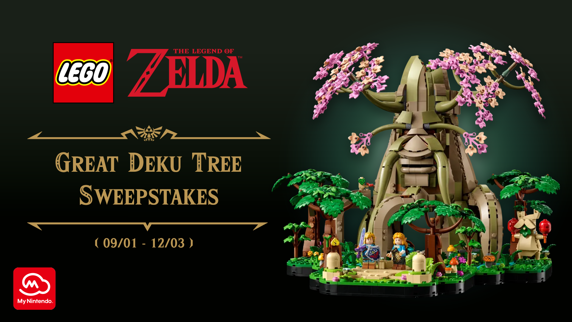 My Nintendo LEGO The Legend of Zelda Great Deku Tree Sweepstakes ...