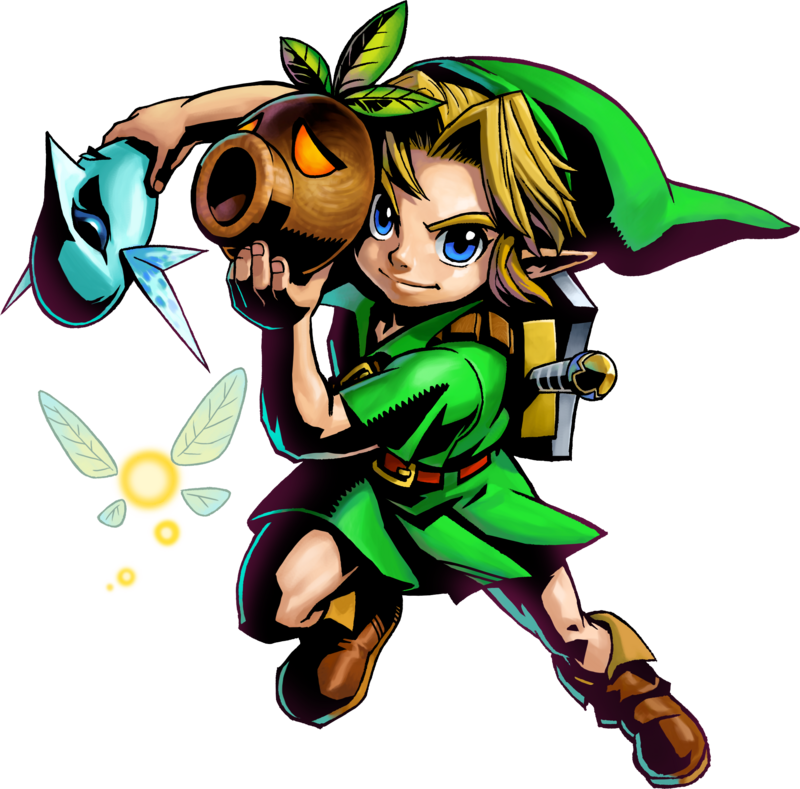 File:MM3D Link Masks Artwork.png - Zelda Wiki