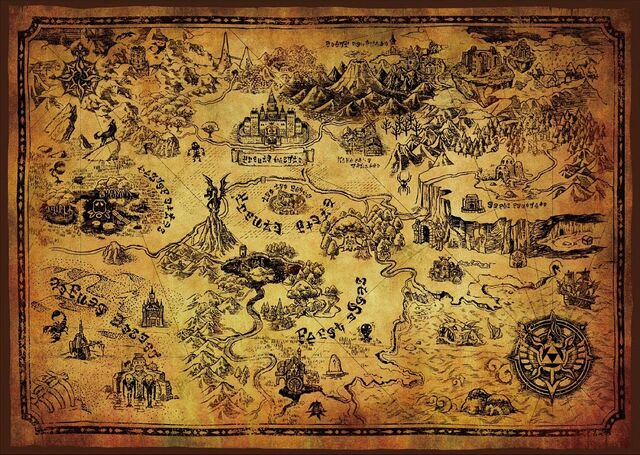 Map of Hyrule - Zelda Wiki