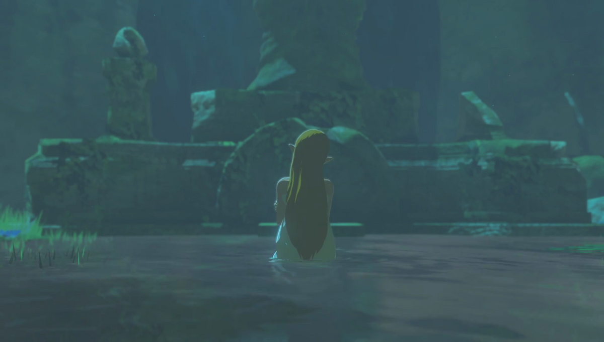 File:BotW Zelda Bathing.png - Zelda Wiki