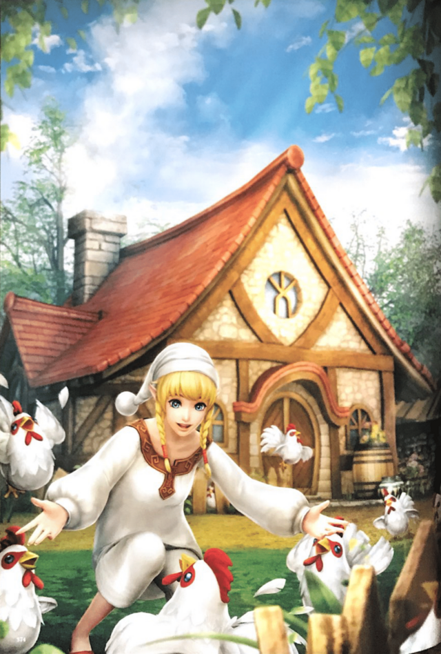 File:HWL Linkle and Cuccos Artwork.png - Zelda Wiki