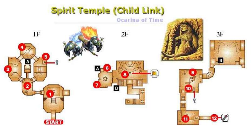 File:OoT Spirit Temple Child Map.jpg - Zelda Wiki