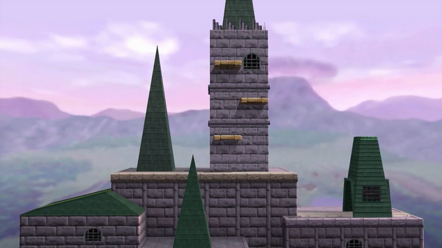 File:SSB4 Hyrule Castle Stage.png - Zelda Wiki