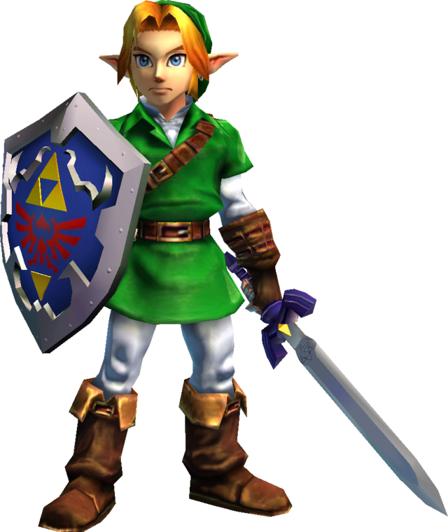 File:OoT3D Link Model.png - Zelda Wiki