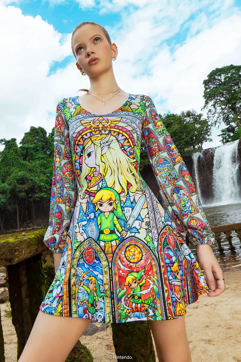Stained Glass Hyrule Bell Dress - Zelda Wiki Stained Glass Hyrule Bell Dress - Zelda Wiki