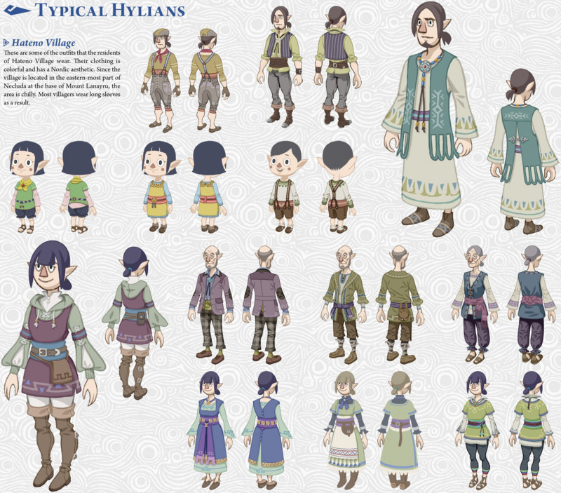 File:BotW Hylians Hateno Village Concept Artwork.png - Zelda Wiki