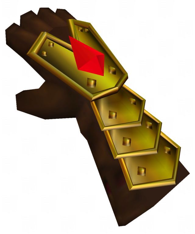 Golden Gauntlets - Zelda Wiki