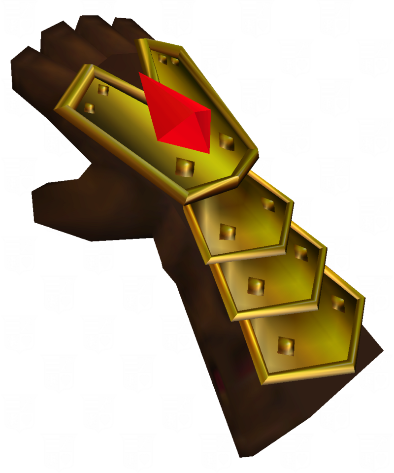 Golden Gauntlets - Zelda Wiki