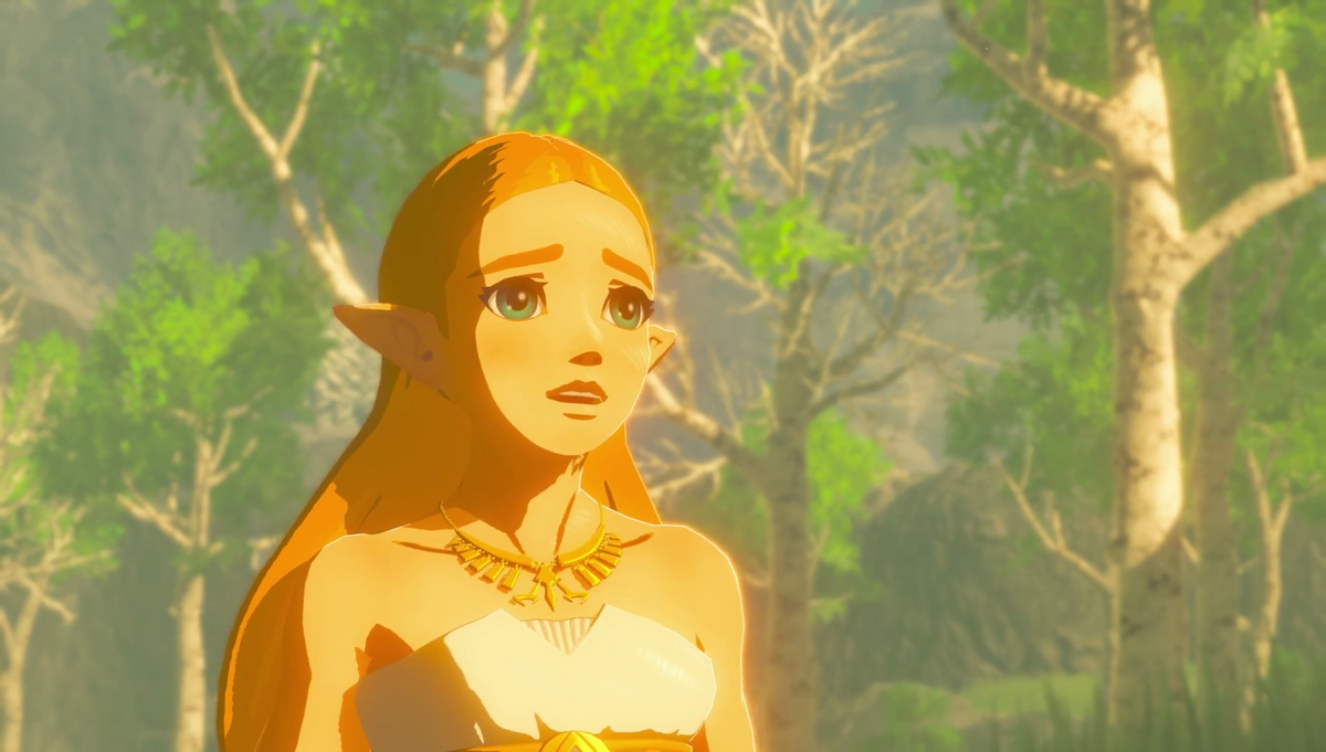 File:BotW Princess Zelda Sad.png - Zelda Wiki