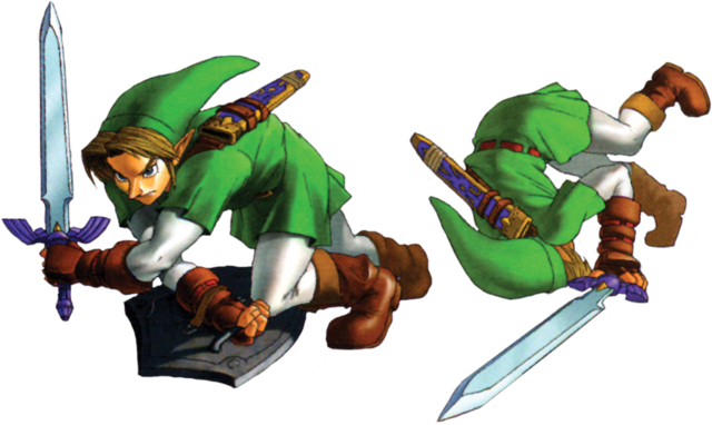 File:Link Roll OoT.png - Zelda Wiki