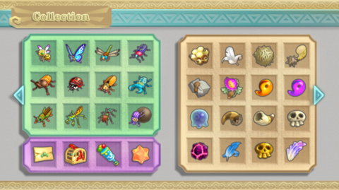 Collection Screen - Zelda Wiki