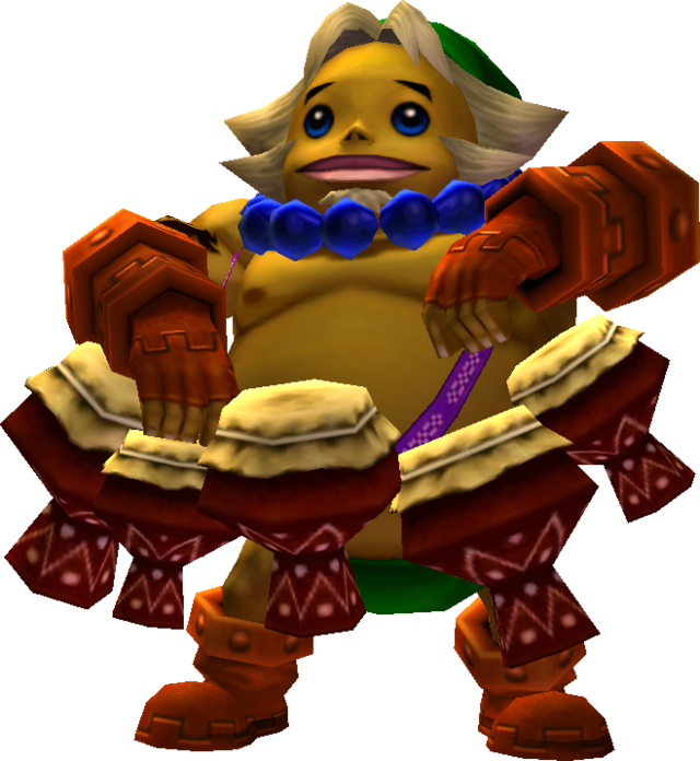 File:MM3D Goron Link Drums Model.png - Zelda Wiki