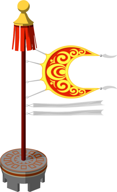 Sickle Moon Flag - Zelda Wiki