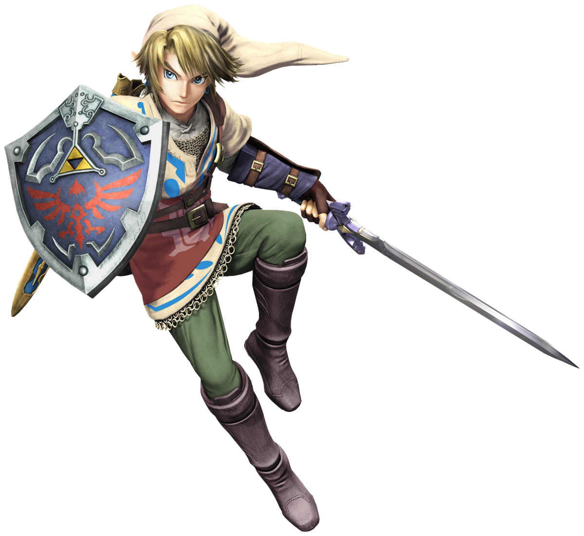 File:SSB4 Link SS Costume.png - Zelda Wiki