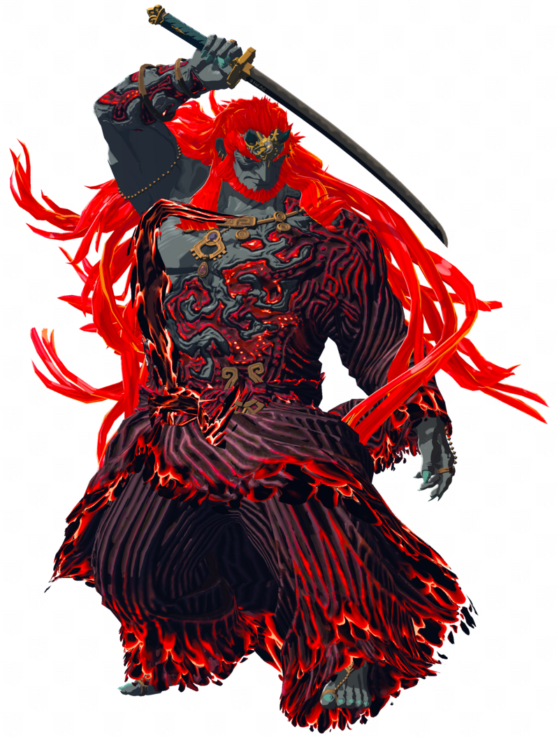 File:TotK Demon King Ganondorf Model 2.png - Zelda Wiki