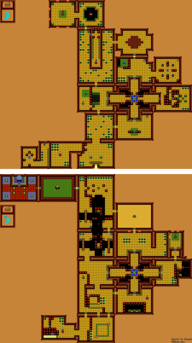 File:Moonlit Grotto Map.png - Zelda Wiki