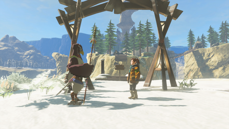 The Rito Rope Bridge - Zelda Wiki