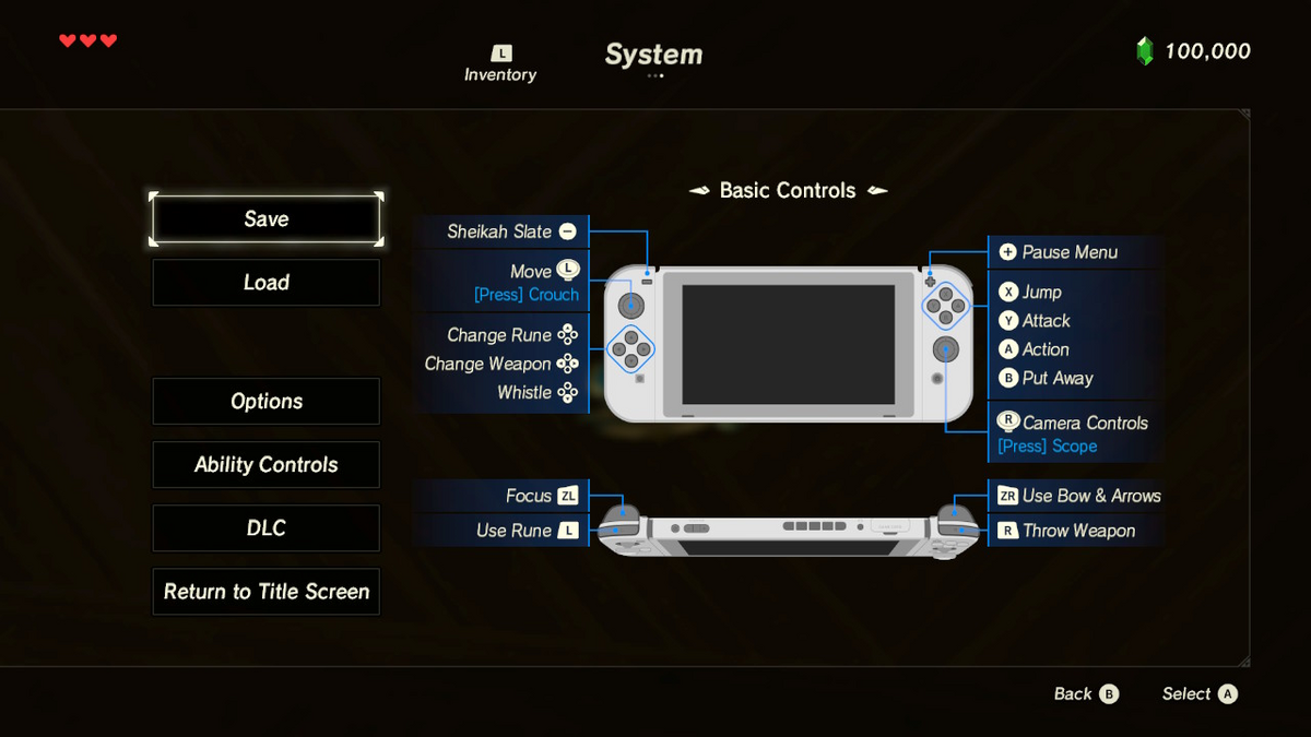 System - Zelda Wiki