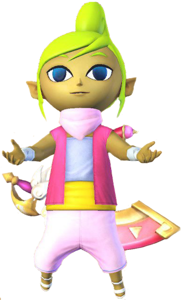 File:HWDE Tetra Standard Outfit (Wind Waker) Model.png - Zelda Wiki