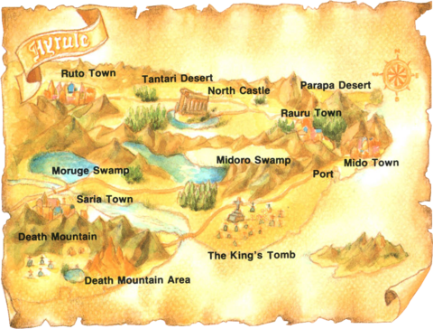 Map of Hyrule - Zelda Wiki