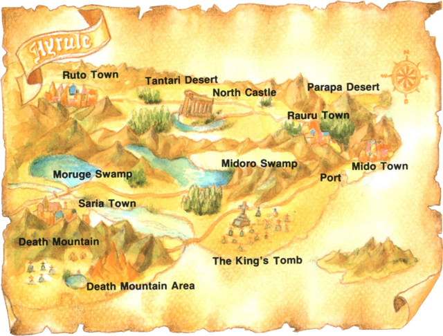 Map of Hyrule - Zelda Wiki