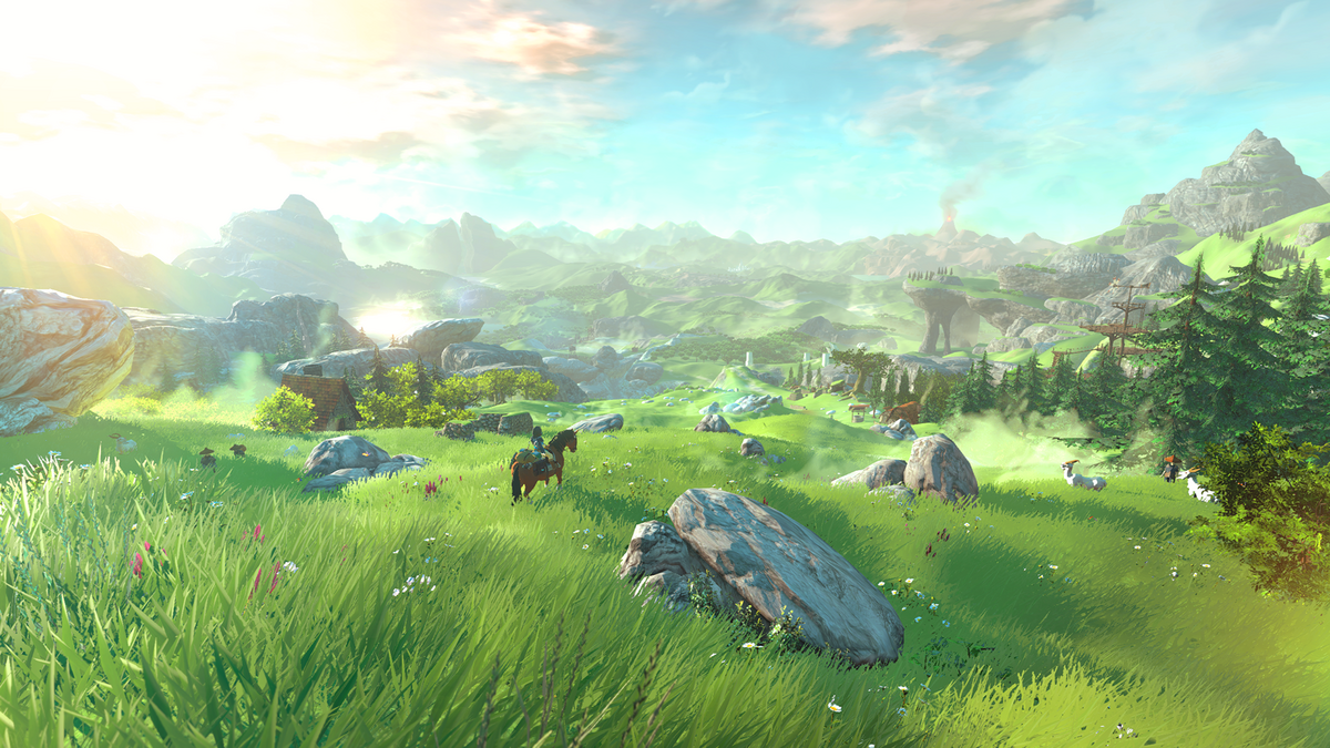 File:BotW Hyrule Field.png - Zelda Wiki