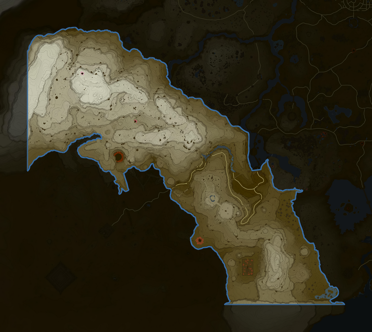 File:TotK Gerudo Highlands Map Area.png - Zelda Wiki