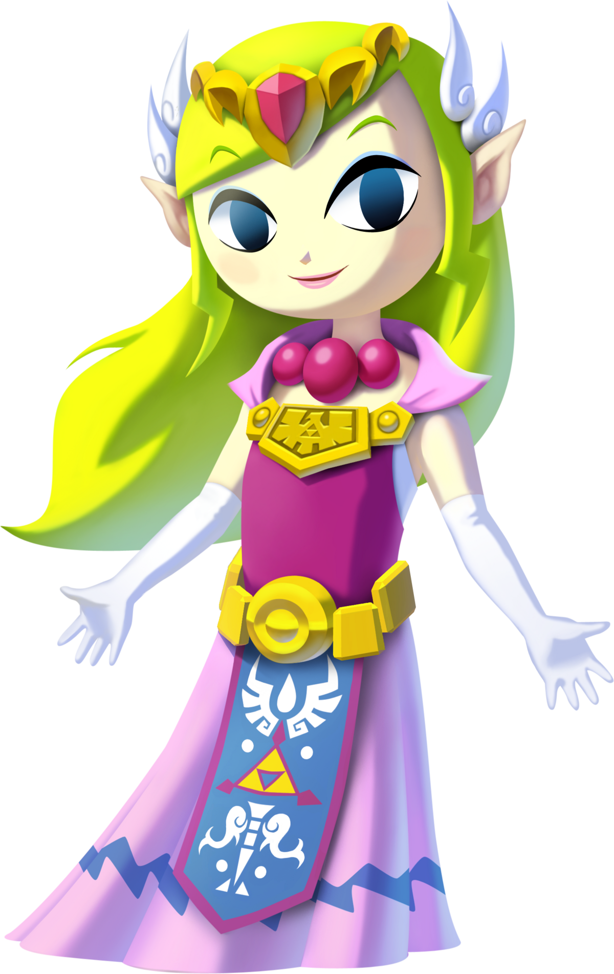File:TWWHD Princess Zelda Artwork.png - Zelda Wiki